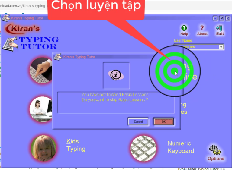 Kiran's Typing Tutor - Tải Xuống Và Cài đặt Miễn Phí