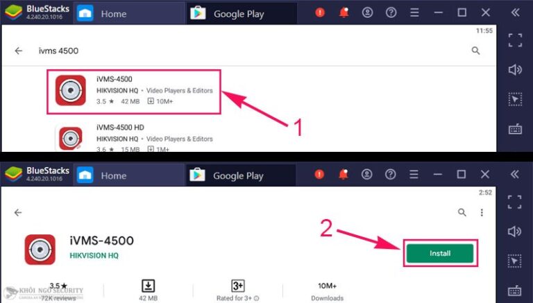 Hướng Dẫn Download Và Sử Dụng Phần Mềm IVMS-4500 Trên PC